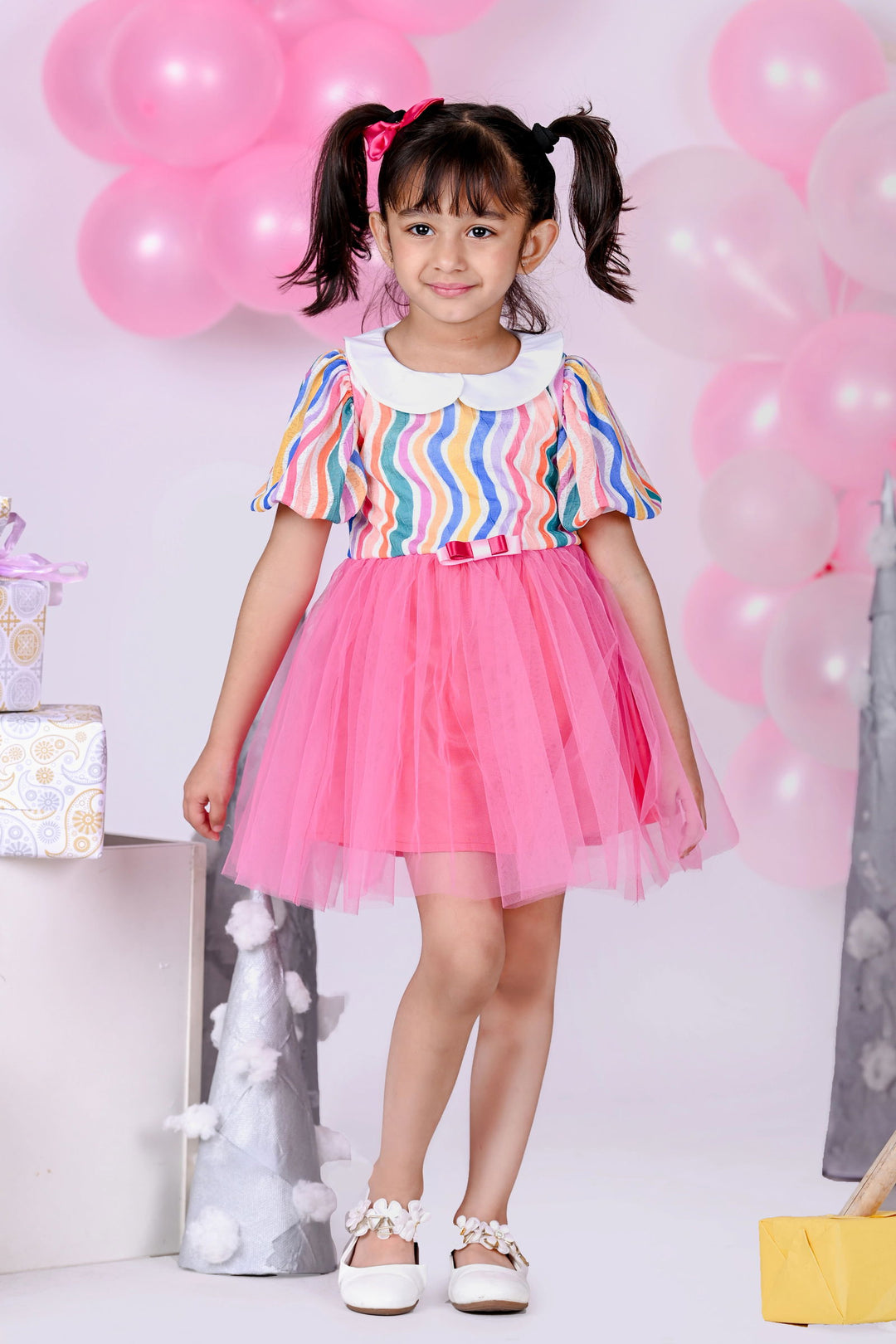 Candycane Net Frock – ForeverKidz