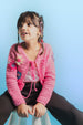 Buy Pink Crochet Jacket for Little Girls Online - ForeverKidz